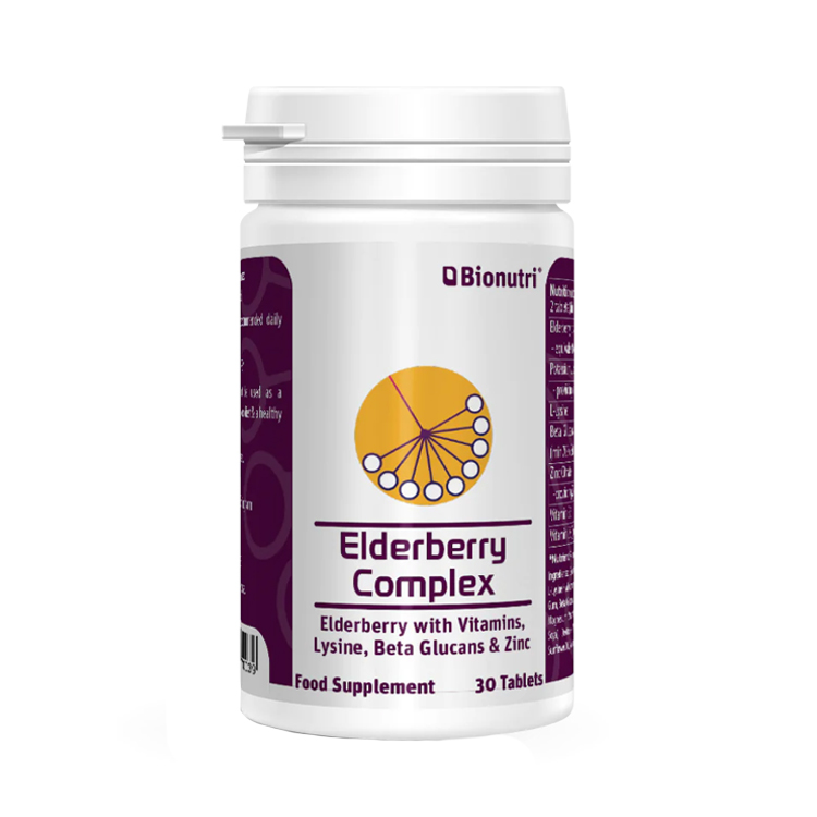 Bionutri Elderberry Complex 30 tabs - Natural Health Products